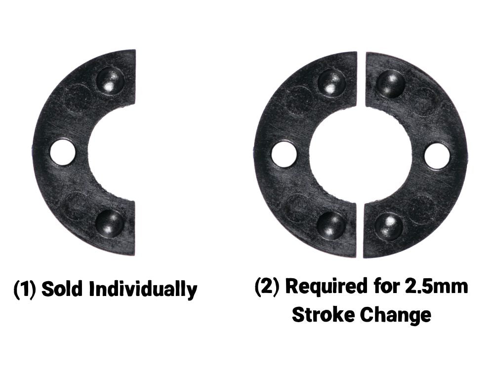 Fox DHX2 Metric Travel / Stroke Spacer - 2.5mm - 2021+ (Requires Qty 2