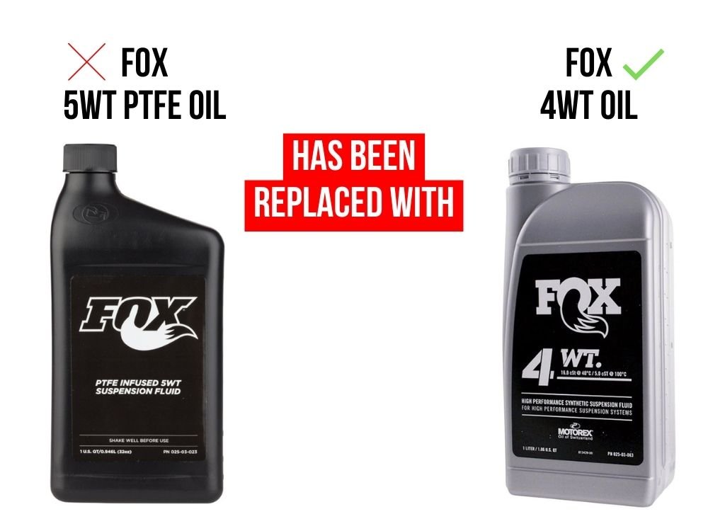 Fox 4wt Replaces Fox 5wt PTFE – The Lost Co.