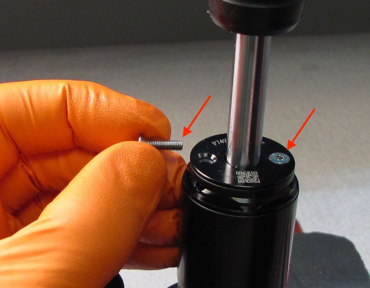 Fox Rear Shock Travel / Stroke Spacer M3 Screws - Black