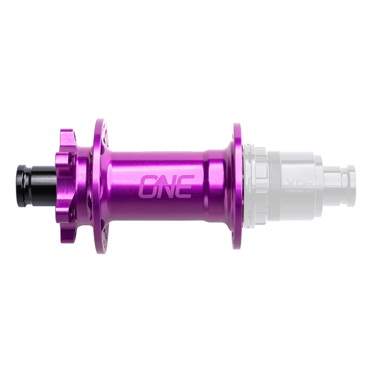 OneUp Components Rear Hub - 12x148mm - 6-Bolt - 28h - Purple (No Freeh ...