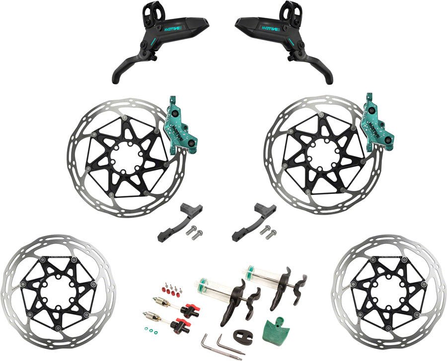 SRAM Motive Ultimate Brake - Expert Kit - Teal Splatter – The Lost Co.