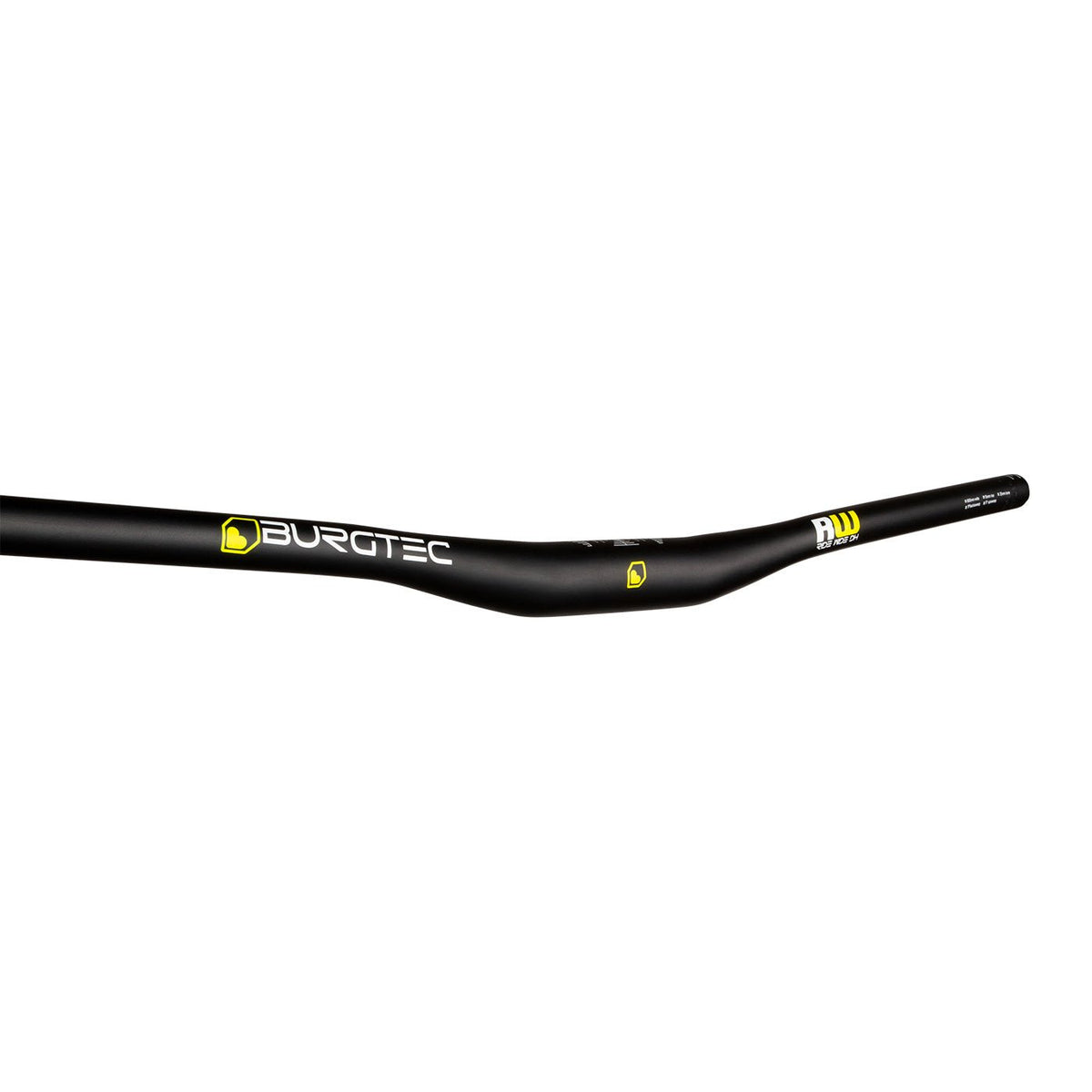 Burgtec Ride Wide DH Riser Bar 35mm Diameter - 15mm Rise - 800mm Wide ...