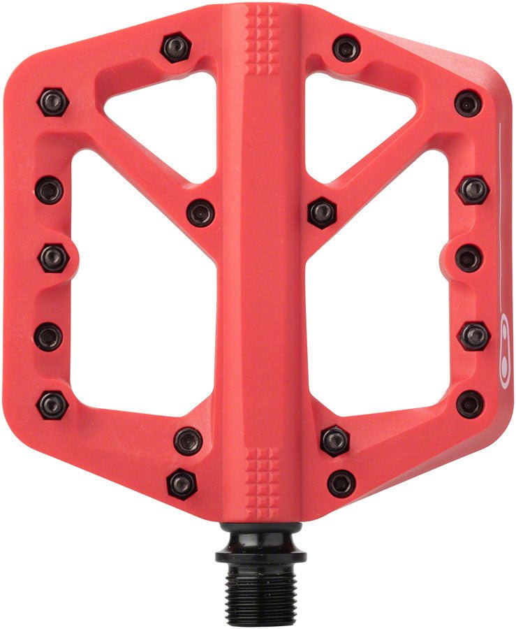 Crank Brothers Stamp 1 Pedals - Platform Composite 9/16" Red Large