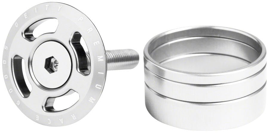 DEITY Crosshair Headset Cap - Silver