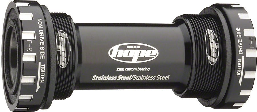 Hope BSA Threaded Bottom Bracket - 68/73 For 24mm Spindle Stainless Bl ...