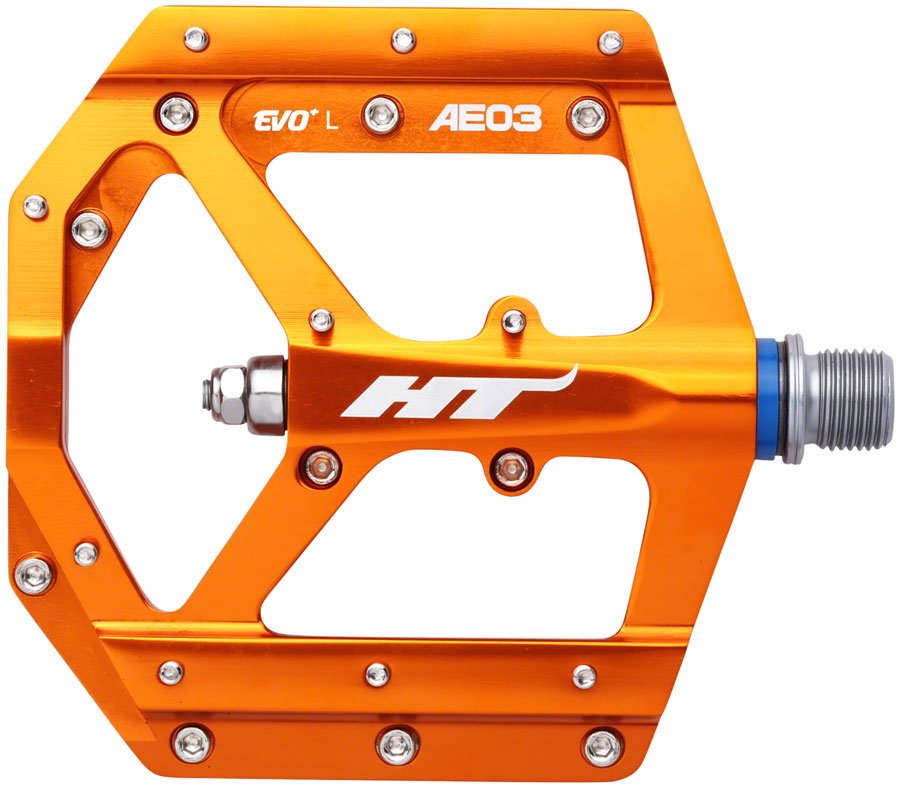 HT Components AE03(EVO+) Pedals - Platform Aluminum 9/16" Orange – The ...