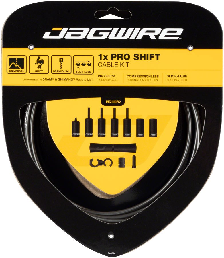 Jagwire 1x Pro Shift Cable Kit - Road/Mountain - SRAM/Shimano - Ice Gr ...