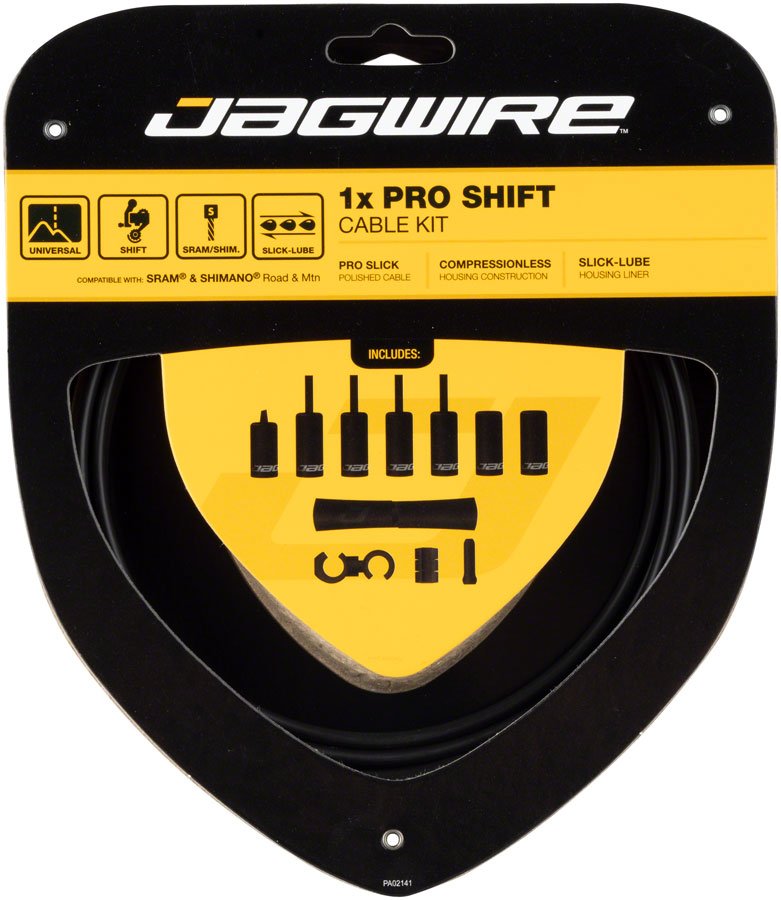 Jagwire 1x Pro Shift Cable Kit - Road/Mountain - SRAM/Shimano - Stealt ...