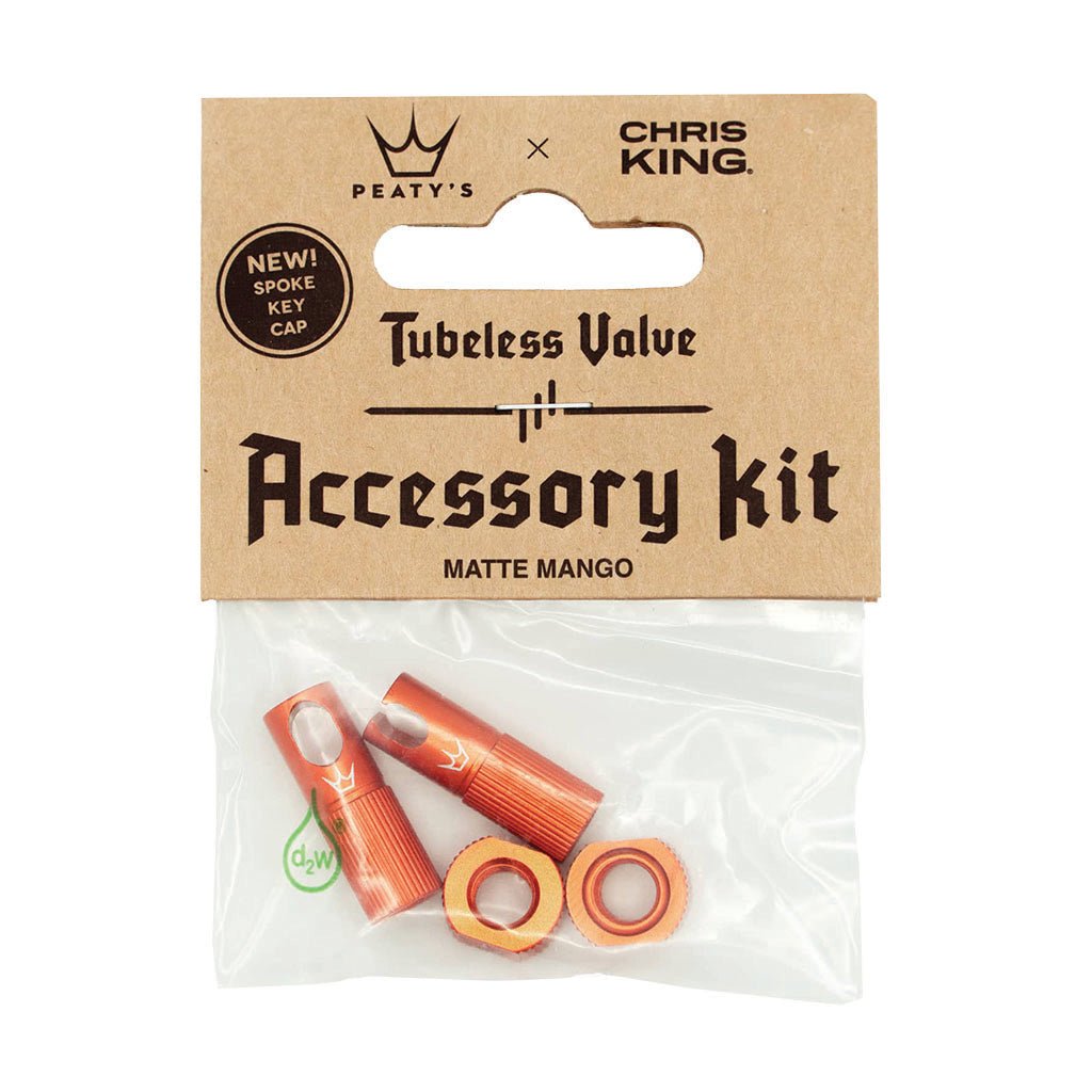 Peatys Tubeless Valve Accessory Kit Mango – The Lost Co.