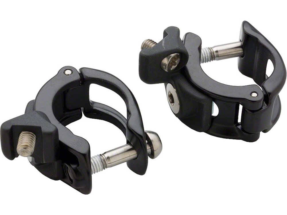 SRAM MatchMaker X Cockpit Clamp - Pair, Black with Ti Bolts