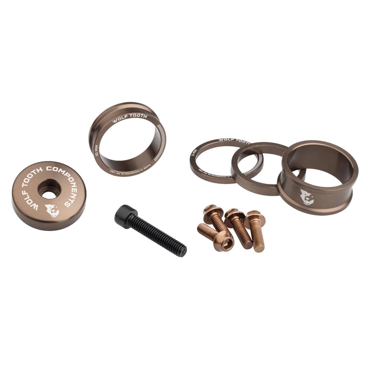 Wolf Tooth Components Anodized Bling Kit - Espresso – The Lost Co.