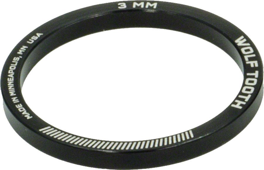 Wolf Tooth Headset Spacer 5 Pack 3mm Black – The Lost Co.